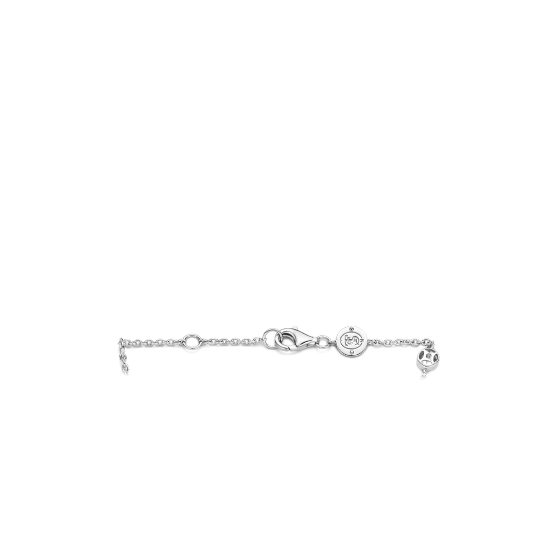 Rhodium Plated Bezel Set Cubic Zirconia Bracelet – Jessop Jewellers