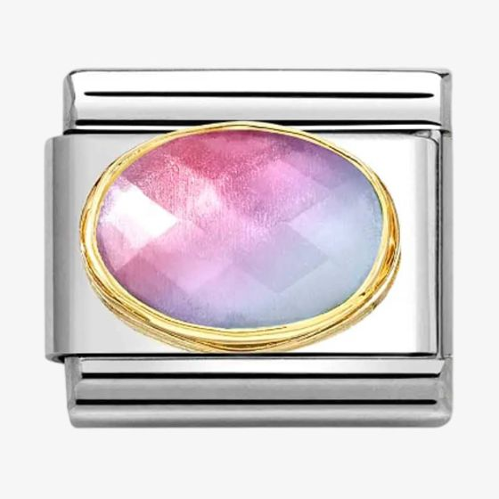 Classic Composable Yellow Gold Blue and Pink Ombre Link – Jessop Jewellers
