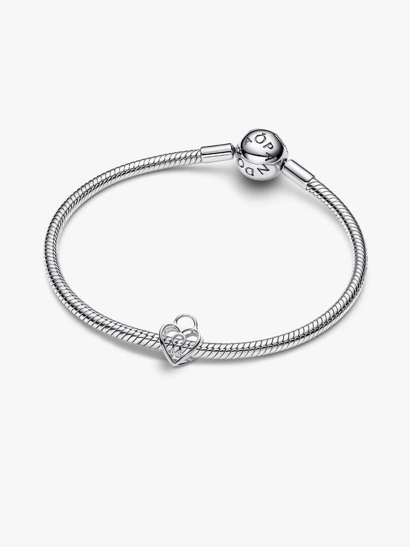 Sterling Silver Heart Padlock Charm – Jessop Jewellers